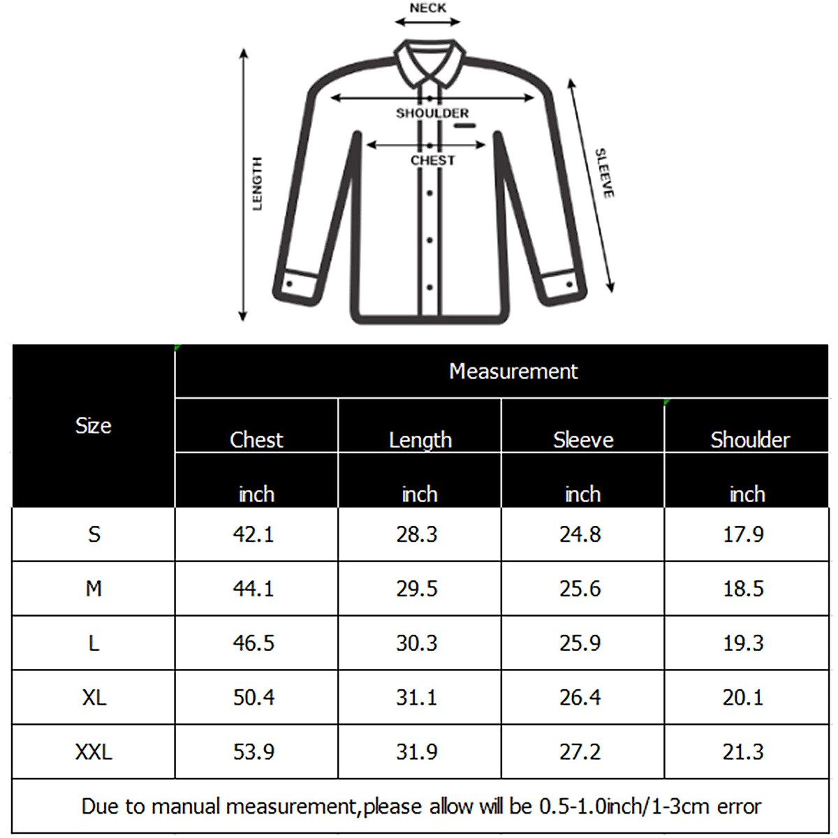 Manwan walk Men's Plaid Button Down Shirts Slim Fit Long Sleeve Casual Business Shirts Red/Black XL