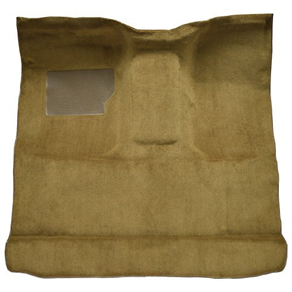 Replacement Auto Carpet Floor Liner - Molded Cutpile - fits 1975-1979 Ford F-100 Regular Cab 2WD 4 Speed Manual Floor Shift (Black)