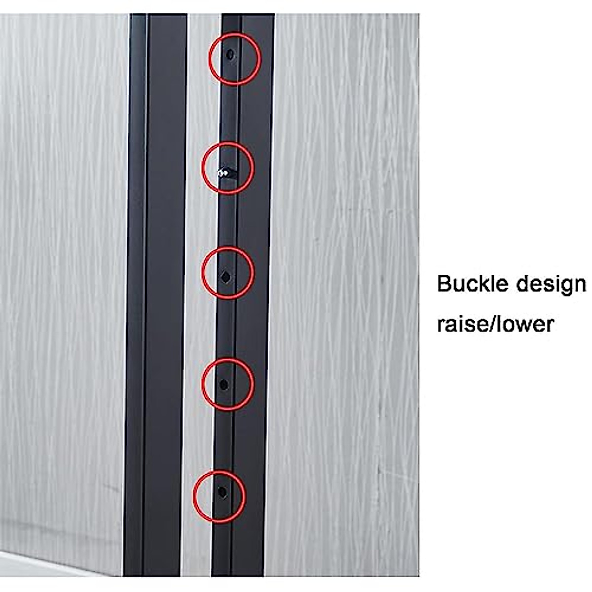 SXFYWYM Floor-Standing Metal Garment Rack, Clothes Shelves Heavy Duty Black 6 Way Rack, Adjustable Lifting Retail Clothing Rack Hanging Clothes Racks, Rack for Hanging Clothes Retail Display