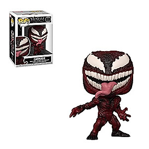 POP Marvel: Venom 2 Let There Be Carnage - Carnage [Cletus Kasady] Funko Pop! Vinyl Figure (Bundled with Compatible Pop Box Protector Case), Multicolor, 3.75 inches