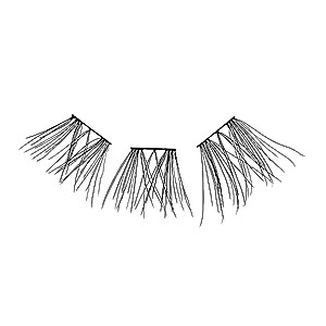 KISS Falscara Multipack False Eyelashes, Lash Clusters, Natural Wispy Wisps', 10mm-12mm-14mm, Includes 24 Assorted Lengths Wisps, Contact Lens Friendly, Easy to Apply, Reusable Strip Lashes