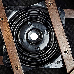 Ball & Cast Swivel Pub Height Barstool 29 Inch Seat Height Cappuccino Set of 1