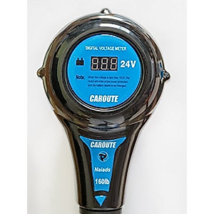 Caroute W300-24V 160LB Brushless Electric Boat Trolling Motor for Steering Wheel Control Large Thrust Saltwater 160 Pound