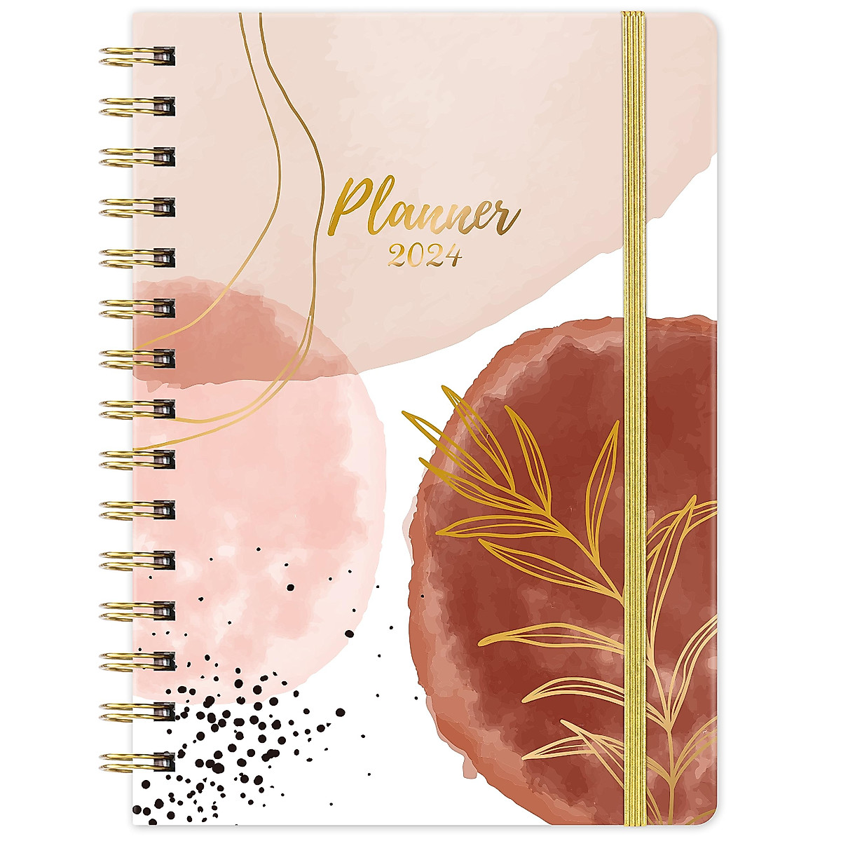 2024 Planner - Weekly Planner 2024 from January 2024 to December 2024, Weekly Monthly Planner 2024, 6" x 8.3", 2024 Monthly Planner with Inner Pocket and 12 Monthly Tabs