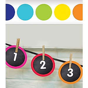 Schoolgirl Style Twinkle Twinkle You're a STAR - 35 pc Numbers Bulletin Board Cutouts, Number Cutouts for Bulletin Board, Number Line, Seating Chart Board, Table Numbers 1-30, and Classroom Decor