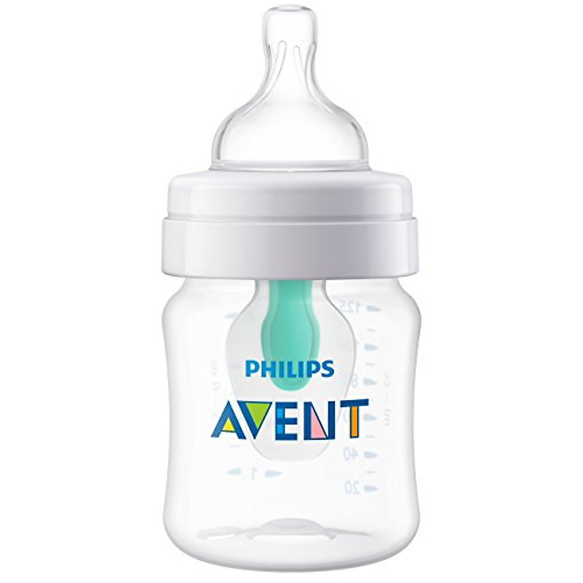 Philips AVENT Anti-colic Baby Bottle with AirFree Vent, 4 Oz, Pack of 4