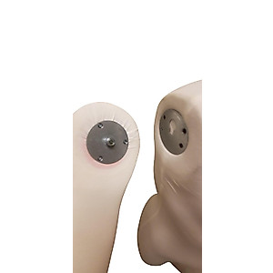 40" Chest Waist HIPS Male Mannequin Dress Form + PINNABLE ARMS Cream