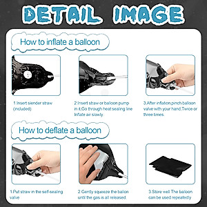 Stcomart We Will Miss You Balloons Banner Decorations Kit,Retirement Farewell Party Decorations, Black