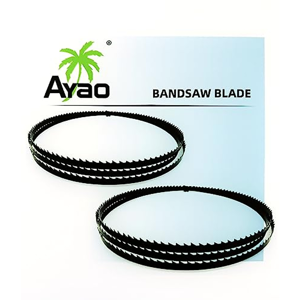 AYAO Pack of 2 Durable Band Saw Blades 62 Inch X 1/8 Inch X 12TPI