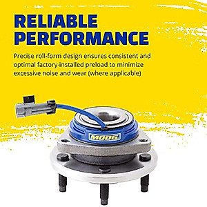 MOOG 513188 Wheel Bearing and Hub Assembly for Chevrolet Trailblazer