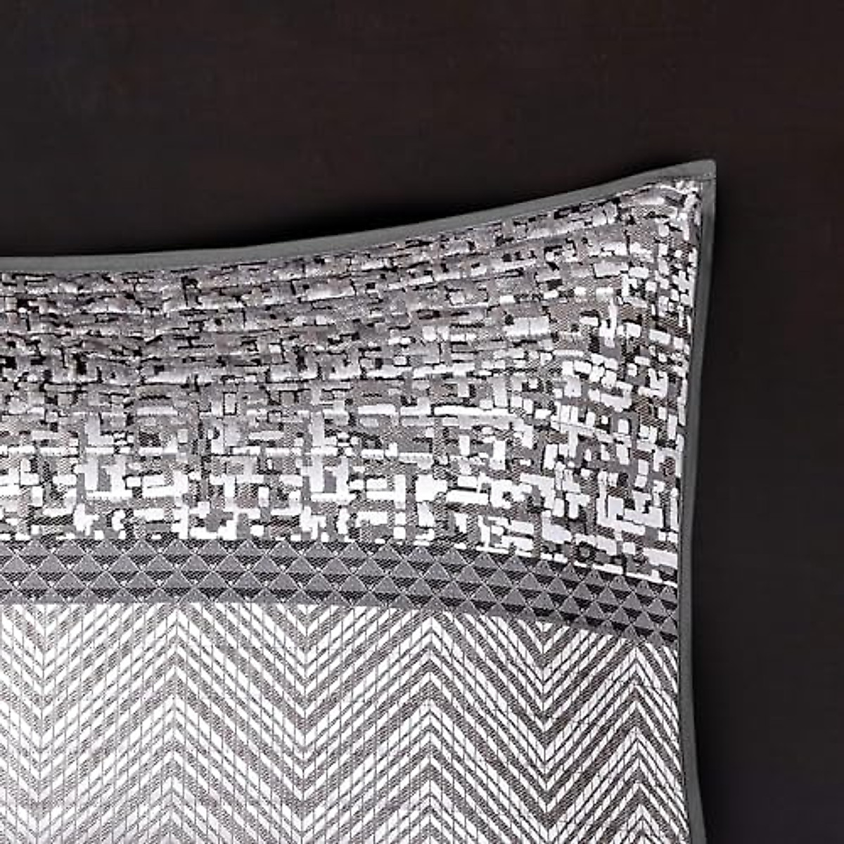 Madison Park Quilted Cal King Coverlet Set in Grey/Taupe Finish MP13-3400