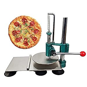 INTBUYING Household Pizza Dough Pastry Manual Press Machine 7.8 inch pizza dough maker Stainless Steel kitchen tool pizza press machine
