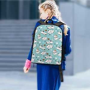 Cat Cute Aesthetic Backpack Set for Elementary School Student, Lightweight Classic Backpack for Women Girls School Bookbags with Lunch Box Pencil Case, Kawaii Backpack for Travel, School, Outdoor