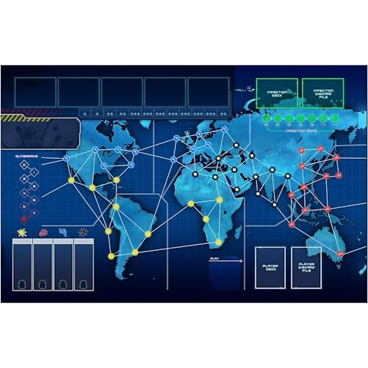 Pandemic Legacy Season 1 Red Edition Board Game | Board Game for Adults and Family | Cooperative Board Game | Ages 13+ | 2 to 4 players | Average Playtime 60 minutes | Made by Z-Man Games
