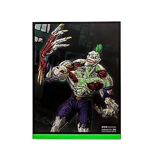 McFarlane Toys - DC Multiverse The Joker Titan, Glow in The Dark Edition Mega Figure, Gold Label, Amazon Exclusive