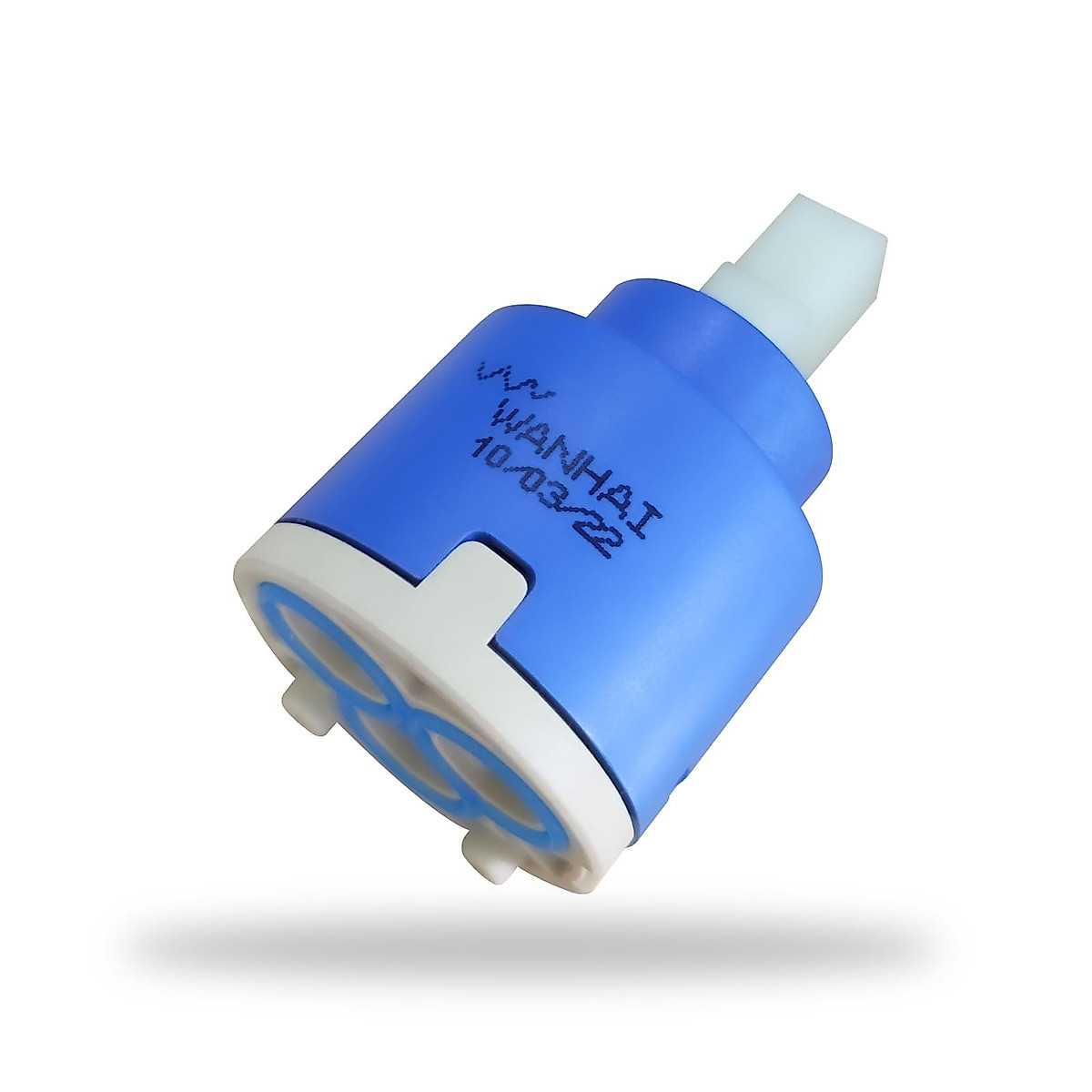 Airuida Shower Cartridge Replacement for Water Mixer Faucet Replacement Valve Cartridge Repair Inner Water Control Three Holes Mixed Hot and Cold Tap Cartridge