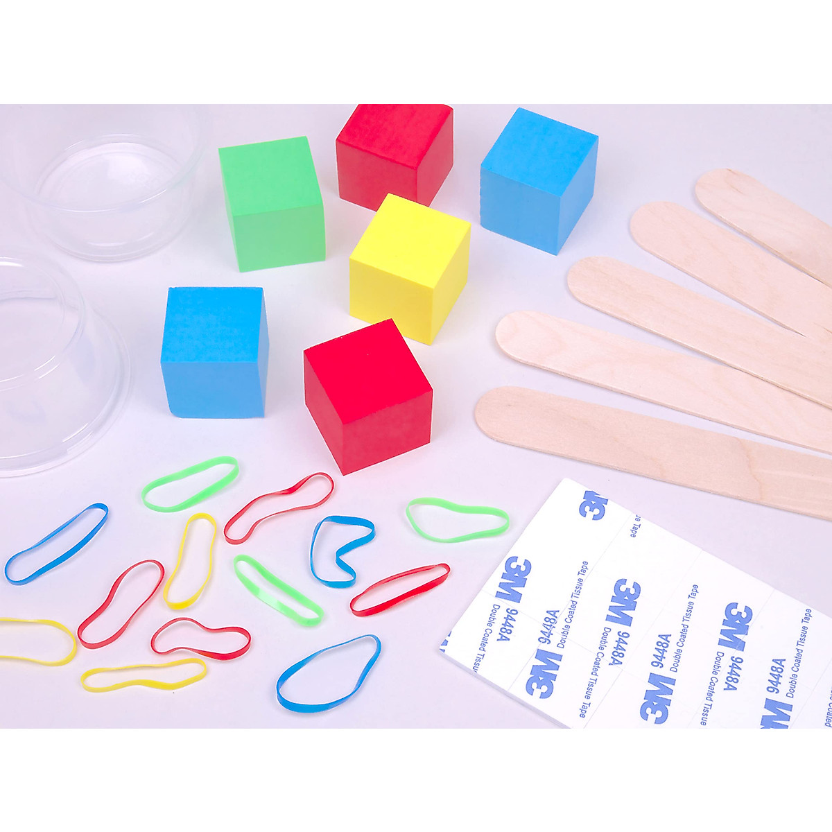 Craft Stick Catapults Kit – Supplies for 30 Catapults, Complete STEM Project for Kids with Instructions