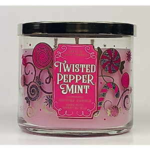 Bath and Body Works Twisted Peppermint 3-Wick Candle (2019)