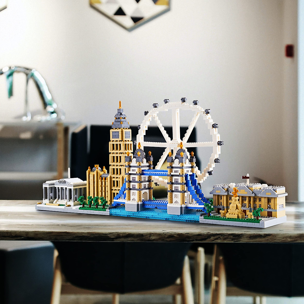 KLMEi Building Micro Mini Blocks Architecture Skylines Collection Set for Adults London Bridge Mini Bricks for Kids (3430 Pieces)