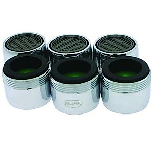 Neoperl Dual Thread 1.5 GPM Water-Saving Faucet Aerators (6-Pack), 706347