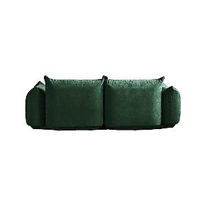 TIFLON Modular Sectional Sofa,77.16inch Minimalist Sofa Couch,Convertible Couch, Lovesofa Chenilleyarn 2 Seat Modern Living Room Sofa Sets for Office House-Green