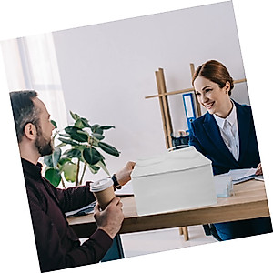 Anneome Cake Insulation Bag Bbq Lunch Thermal Bag Insulated Food Carrier Tote Bags Outdoor Lunch Bag Travel Insulated Bag Heated Pizza Bags Meal Bag Pizza Bag Cloth White