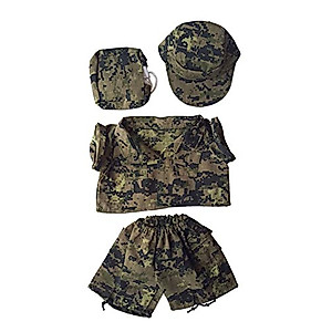 Special Forces Camos Outfit Teddy Bear Clothes Fit 14' - 18' Build-a-bear and Make Your Own Stuffed Animals