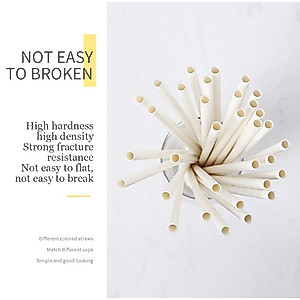 JITUUE Paper Straws Individually packaged - Eco-Friendly Party Supplies in Bulk for Restaurants - Perfect for Juices, Shakes, Smoothies, Ice Coffee & More(White,200 pcs）