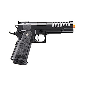 2011 Alloy Series Spring Airsoft Pistol w/Wavey Stippling (Color: Black)