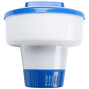 Pool Chlorine Floater,Pool clorination Tablets Dispenser,Chlorine Tablets for Above Ground Pool,Fit 3" Chlorine Tablets (Blue)