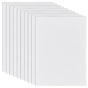 10 Sheets Fursuit Eye Mesh 11.8x8.6inch White Eye Mesh for Therian Mask 0.2mm Thick Waterproof Printable PVC Plastic Mesh Canvas Sheets for Furries Cosplay, Sculptures, Props, Fursuits, Craft Making