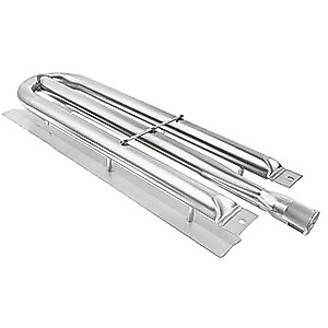 Htanch SA5481(3-Pack) 21 7/8" Stainless Steel Viking Grill Burner Replacement for Viking 316-911, VGBQ 30, VGBQ 41, VGBQ 53 in T Series, VGBQ030-2T, VGBQ300-2RT/E, VGBQ3002RE, VGBQ3002RE1, VGBQ3002RT