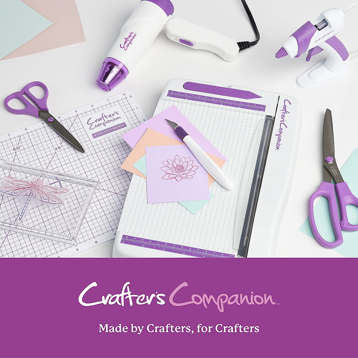 Crafter's Companion Folder-Small Die & Stamp Storage, Purple