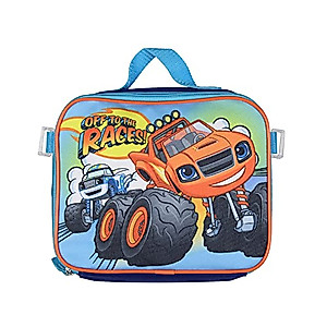 Blaze and the Monster Machines Backpack Set Lunch Box Pencil Case Key Chain Metal Carabiner