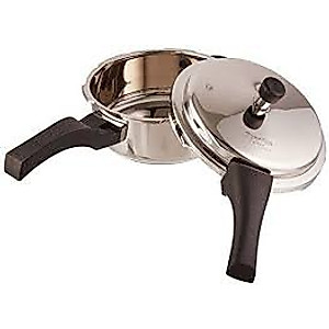 Prestige Cover Handle Suitable for All Aluminum Deluxe, Stainless Steel And Handi Pressure Cookers, Black, Small