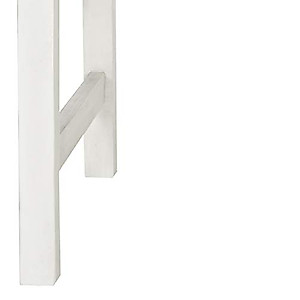 Safavieh PAT6732C Outdoor Collection Brentwood Bench, Antique/White