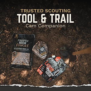 TROPHY ROCK Redmond All-Natural Mineral Rock/Salt Lick, Attract Deer and Big Game 12 pounds