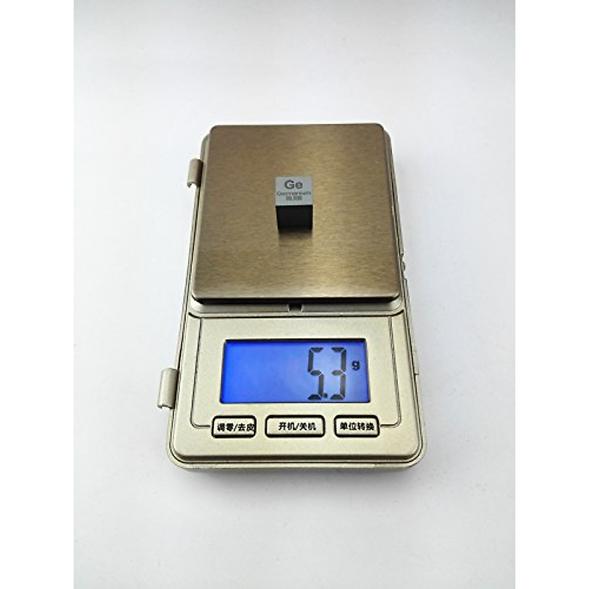 Germanium Metal 10mm Cube 99.999% 5.3grams Element Ge Sample