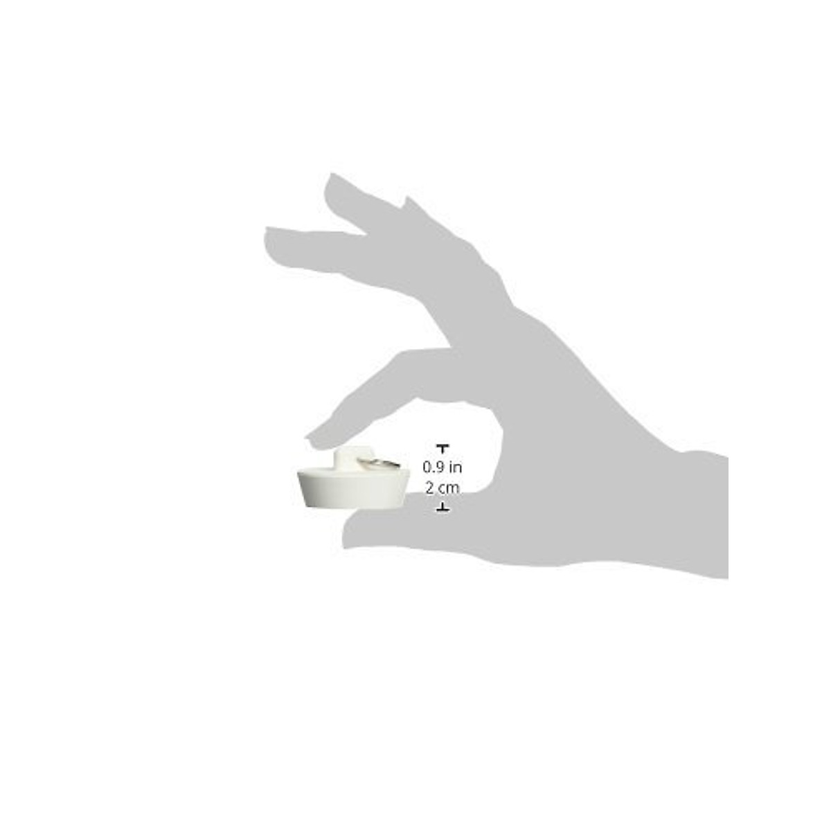 LDR Industries 501 4120 Stopper Fits 1-3/8-inch to 1-1/2-inch, White