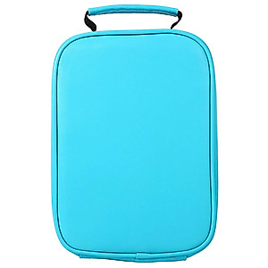 ONTESY Gameboy Leather Lunch Box Reusable Waterproof Thermal Insulated Cooler Bag Toy Bag for Boys Girls Kids Toddlers Teens Men Women (Teal)