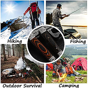 URiver Pocket Knife,G10 handle, With Pocket clip,Material Sharp Satin Blade, Great for Paring, Brown