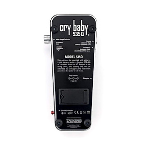 Dunlop 535Q Cry Baby Multi-Wah Pedal Bundle with 2 MXR Patch Cables, Dunlop ECB003 Power Supply, and 6 Assorted Dunlop Picks