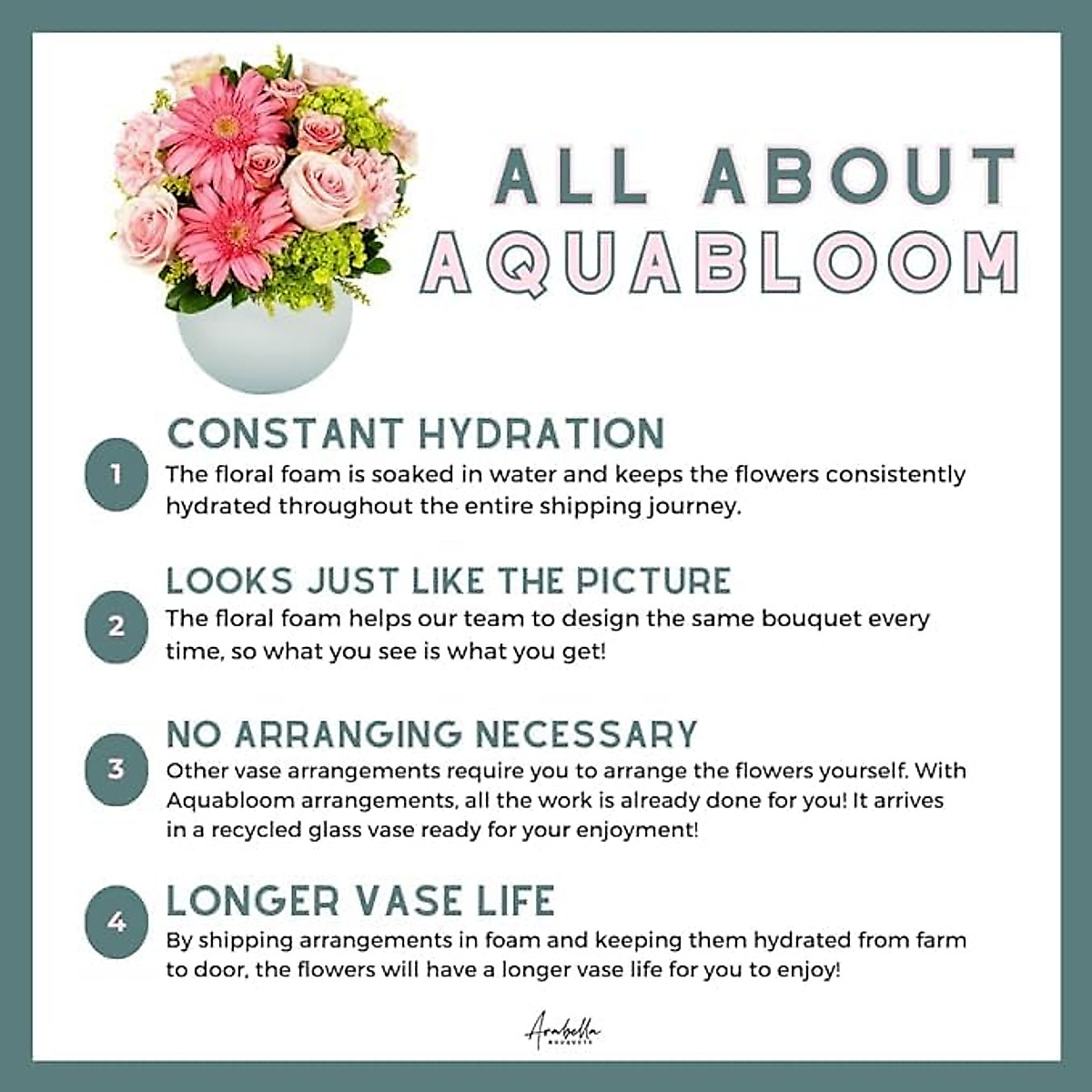 Delivery by Thu 11th July | | Everlasting Fling | Pink, Orange Aquabloom Fresh Flower Bouquet with Vase | Arabella Bouquets | Flowers for Delivery Graduation, Birthday, Congratulations