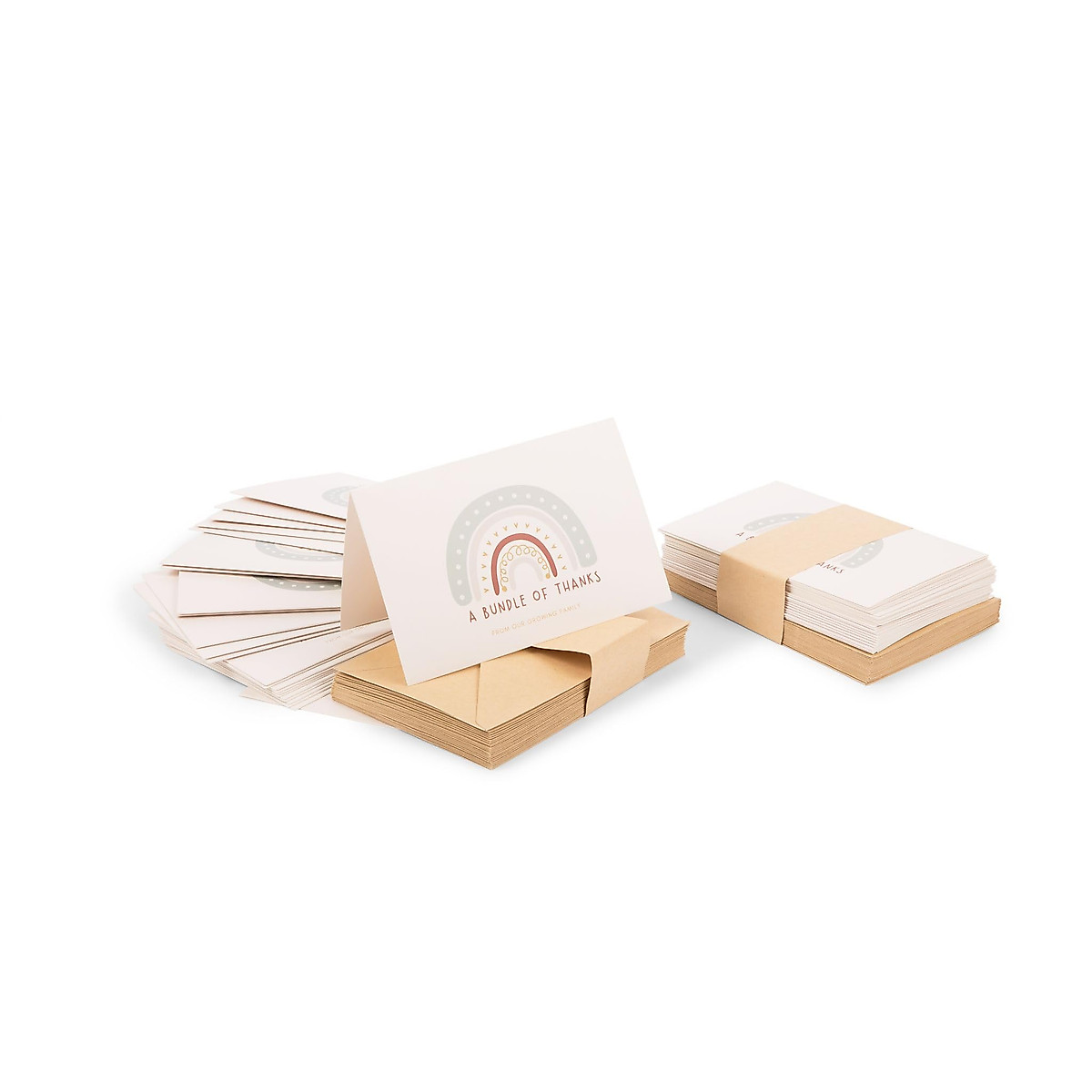 Baby Shower Thank You Cards with Envelopes, 50 Pack, Baby Girl Shower, Baby Boy Shower, Gender Neutral, Baby Shower Thank You Notes, Baby Shower Cards, Baby Thank You Cards for Girl, Baby Thank You