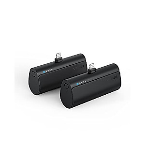 VEGER 2 Packs of 5000mAh Small Portable Chargers for iPhone, Mini Fast Charging 20W PD Power Bank Cordless Portable External Battery Pack for iPhone 13, 12, 11, 8, 7, XS Max, Pro Max, AirPods
