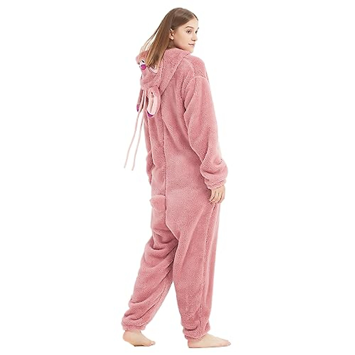 III HHONS Onesie Animal Adult Costume Pajamas Cosplay Halloween for Men Women