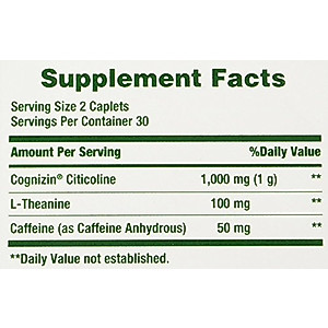 Nature's Bounty Active Mind, 60 Coated Caplets