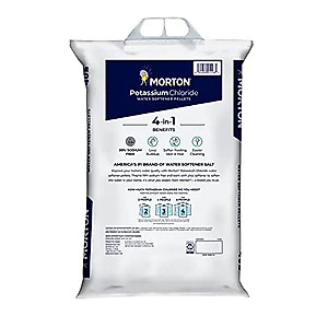 MORTON SALT F114980000G 40LB Potassium Chloride, 40 Pound (Pack of 1), 640 Ounce