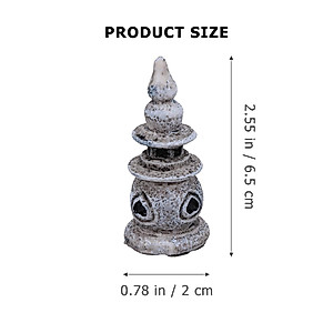 Cabilock 8pcs Micro Landscape Bridge Pond Fairy Garden Decor Scenery Adornment Resin Art Crafts Fairy Garden Accessories Fairy Garden Crafts Resin Ornaments Miniature Landscape Ornament