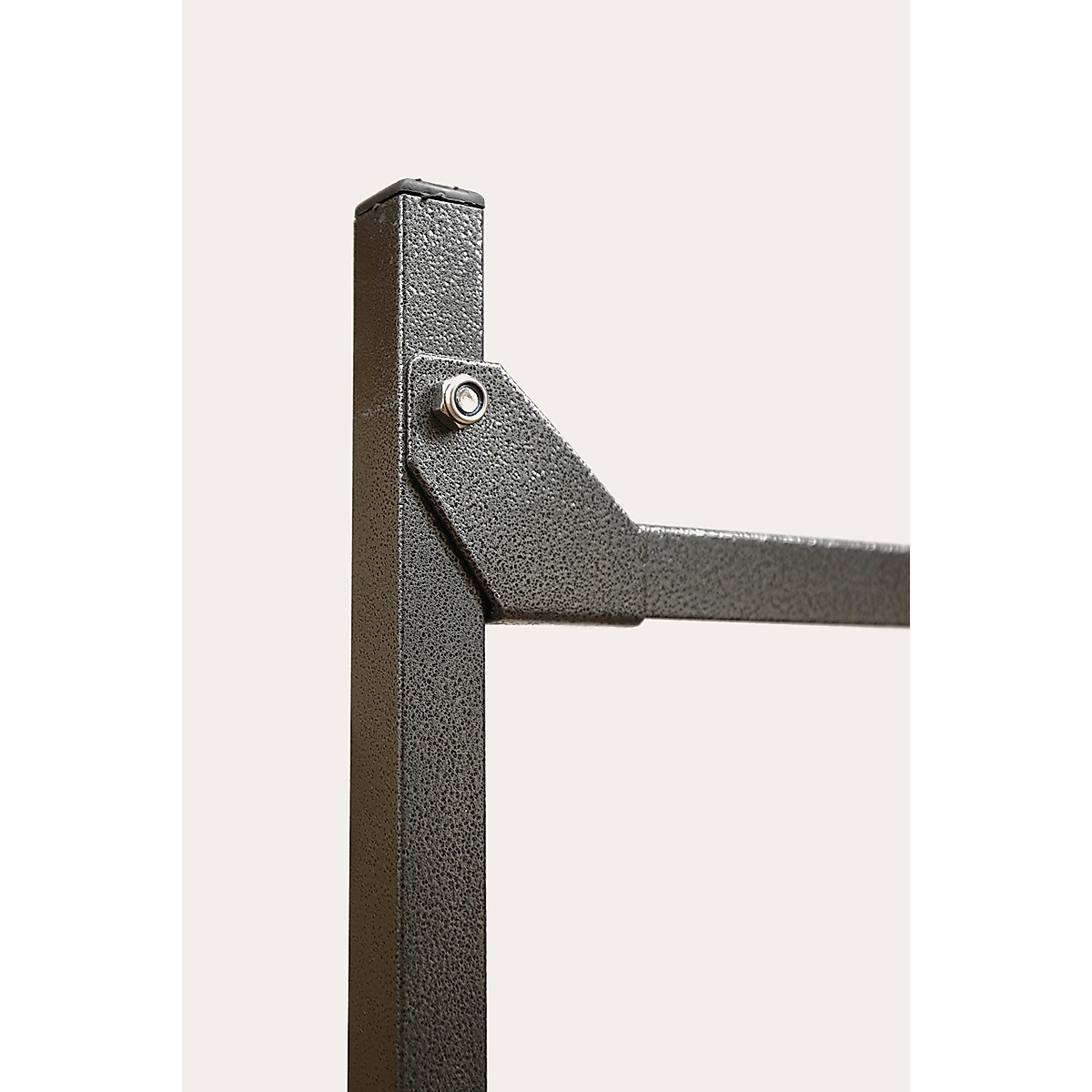 Coin Laundry Cart, CART&SUPPLY [Heavy Duty] [Rolling Cart] 2.5-Bu. Laundry Cart Pole Rack Charcoal Gray (Double Pole Rack/Charcoal Gray)